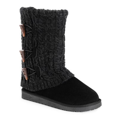 Essentials By Muk Luks Women's Cheryl Boots - Burgundy, 8 : Target