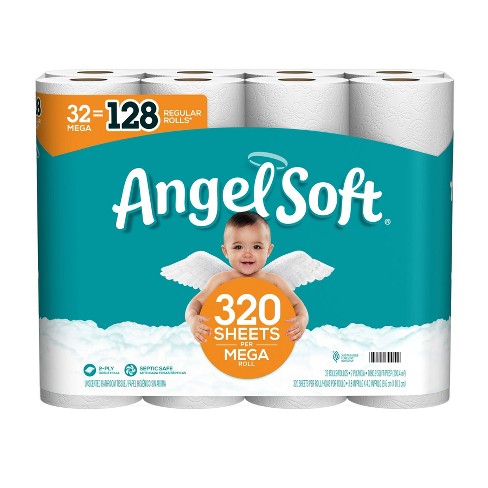 Angel Soft Toilet Paper - 32 Mega Rolls : Target