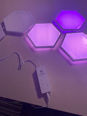 Ge 10pk Cync Dynamic Effect Smart Led Hexagon Tile Light Panels ...