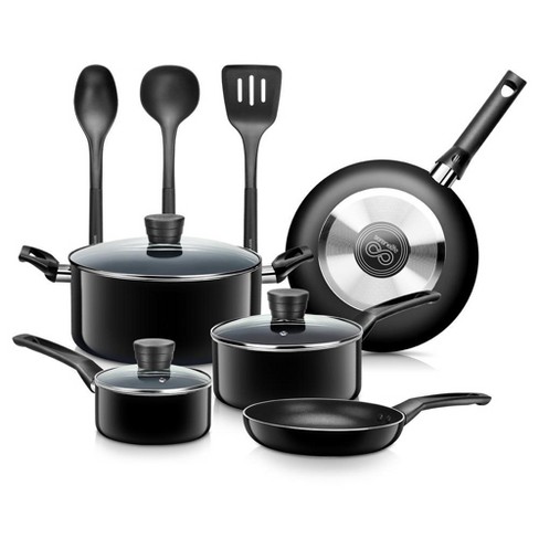 Serenelife 11 Piece Kitchenware Pots & Pans Set – Basic Kitchen ...