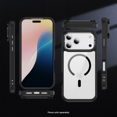 SAHARA - iPhone 17 Pro Clear Back Case - Durable, Kickstand, MagSafe ...