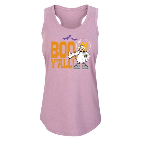 Women's Spongebob Squarepants Sandy Boo Y'all Graphic Racerback Tank ...