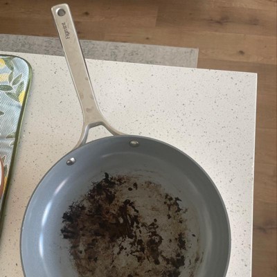 7pc Nonstick Ceramic Coated Aluminum Cookware Set Cream - Figmint™ : Target