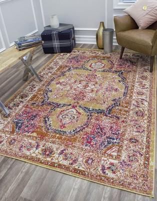 Rugs America Avenue Traditional Vintage Area Rug : Target
