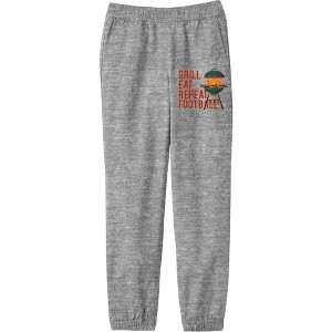 Grill, Eat, Repeat, Football Youth Jogger Pants : Target