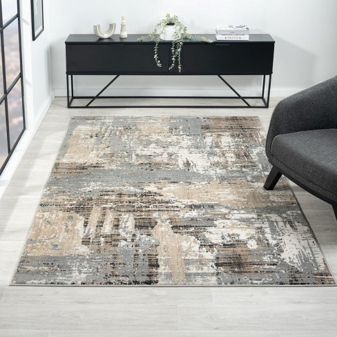 Luxe Weavers Modern Abstract Distressed Area Rug : Target