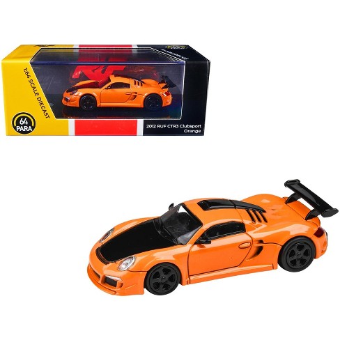 2012 Ruf Ctr3 Clubsport Orange With Black Hood 1/64 Diecast Model Car ...