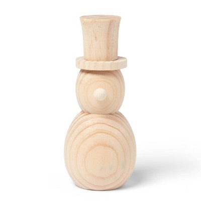 Brandclub - Christmas Craft Snowman Shaped Wood Base - Mondo Llama ...