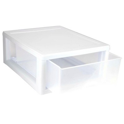 Sterilite 16 Qt Stacking Storage Drawer, Stackable Plastic Bin Drawer ...