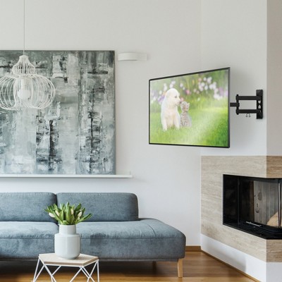 Mount-It! Full Motion TV Wall Mount Monitor Wall Bracket with Swivel ...