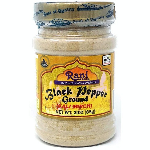 Black Pepper Fine Powder (80 Mesh) - 3oz (85) - Rani Brand Authentic ...