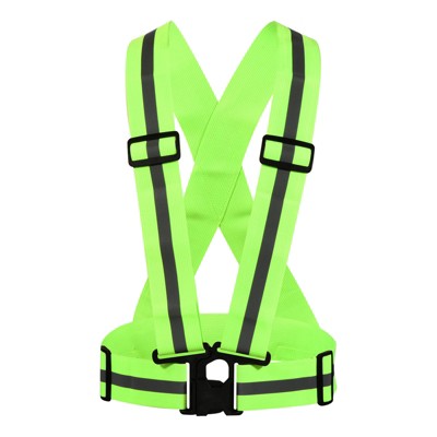 Unique Bargains Reflective Vest Adjustable 360 Degree High Visibility ...