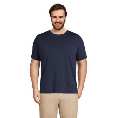 Lands' End Men's Big Supima Jersey Long Sleeve Henley - 2x Big ...