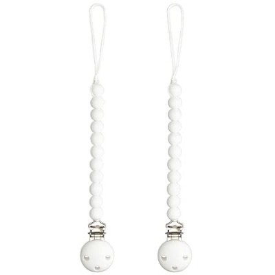 Pacifier Clip For Boys And Girls By Comfy Cubs - White : Target