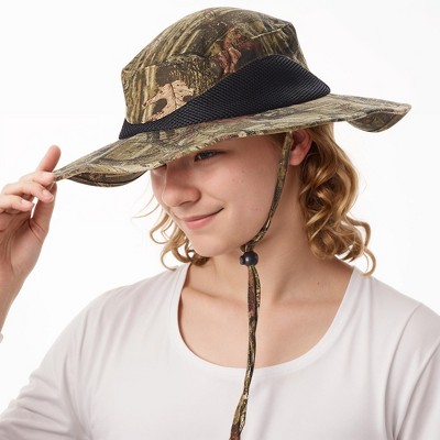 Solaris Camouflage Sun Hats For Women, Ponytail Hole Sun Hat, Uv ...