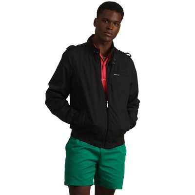 Members Only Men's Original Iconic Racer Jacket - Large, Black : Target