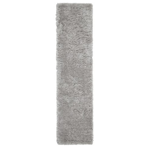 Everloom Royal Shag Pearl Modern Super Soft Solid Runner Area Rug : Target