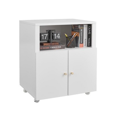 Xiyuyeu 4 Drawer Mobile File Cabinet With Round Knobs Design,office ...