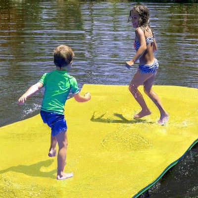 Floating Water Mat, Foam Water Floating Pad, 3 Layers Tear-resistant ...