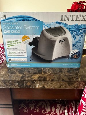 Intex Qs1200 Krystal Clear Saltwater Chlorine System For Above Ground ...
