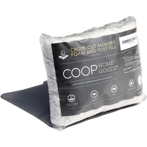 Coop Home Goods Original Memory Foam Pillow Refill, Medium Density- 1 ...