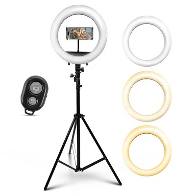 12" Rgb Ring Light With Tripod - Heyday™ Black : Target