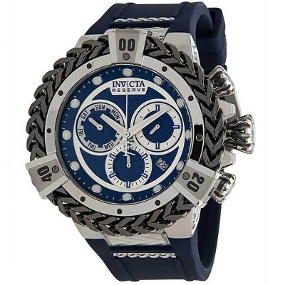 Invicta 33151 Men's Reserve Herc Blue Strap Chronograph Watch : Target
