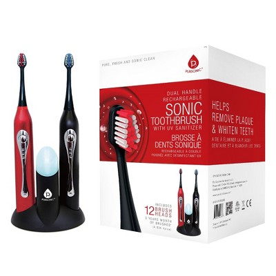 Spm Sonic Movement Rechargeable Electric Toothbrush - Red : Target