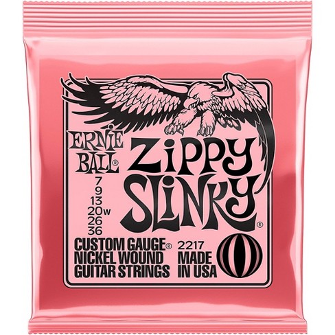 Ernie Ball Zippy Slinky Nickel Wound Electric Guitar Strings 7-36 : Target