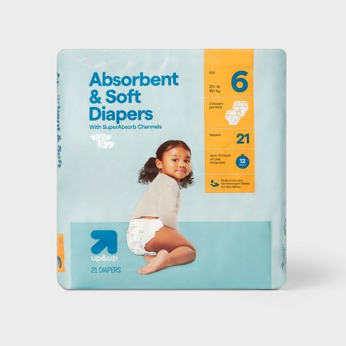 Disposable Diapers - Size 6 - 21ct - Up&up™ : Target