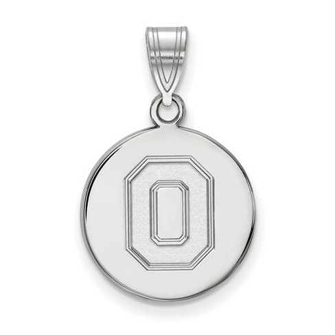 Black Bow Jewelry Sterling Silver Ohio State Buckeyes Ncaa Medium ...