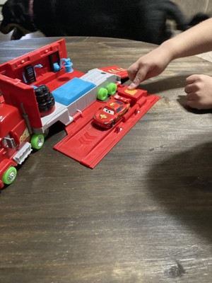 Disney And Pixar Cars Glow Racers Transforming Mack Playset : Target