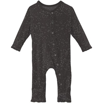 Girl Kids' Muffin Ruffle Coverall With Snaps - Kickee 9-12 Months : Target