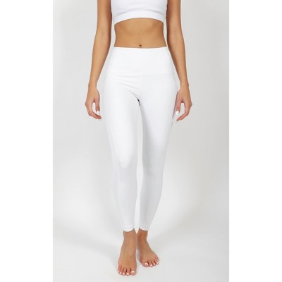 90 Degree By Reflex Womens Interlink High Waist Ankle Legging With Back ...