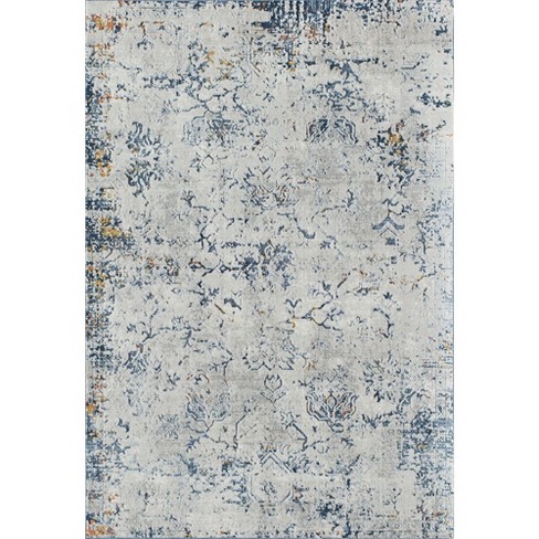 Rugs America Preston Ps55b Seafoam White Transitional Vintage White ...