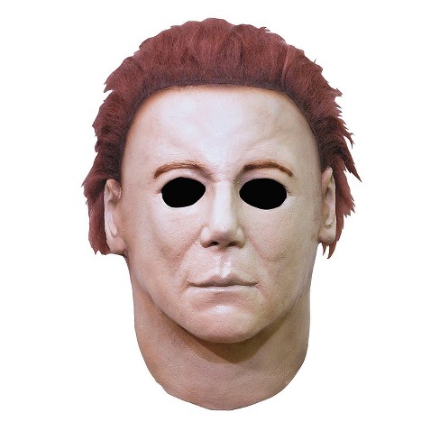 Mens Halloween H20 Michael Myers Costume Mask - 14 In. - White : Target