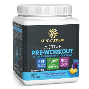 Active Pre-Workout Powder for Pump, Focus, and Hydration, No Added ...