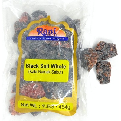 Black Salt Raw Whole (kala Namak) - 16oz (1lb) 454g - Rani Brand ...