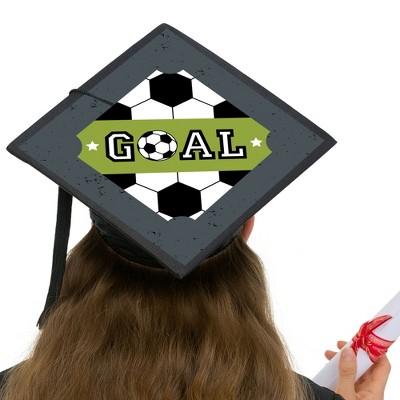Big Dot Of Happiness Grad Soccer - Graduation Cap Decorations Kit ...