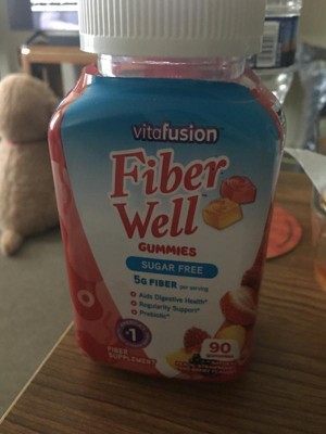 Vitafusion Fiber - Well Fiber Supplement Gummies - Fruit Flavors - 90ct ...