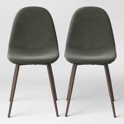 2pk Turnbull Upholstered Dining Chairs Light Gray - Project 62™ : Target