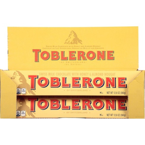 TOBLERONE Swiss Milk Chocolate Candy Bar - 12.6oz : Target