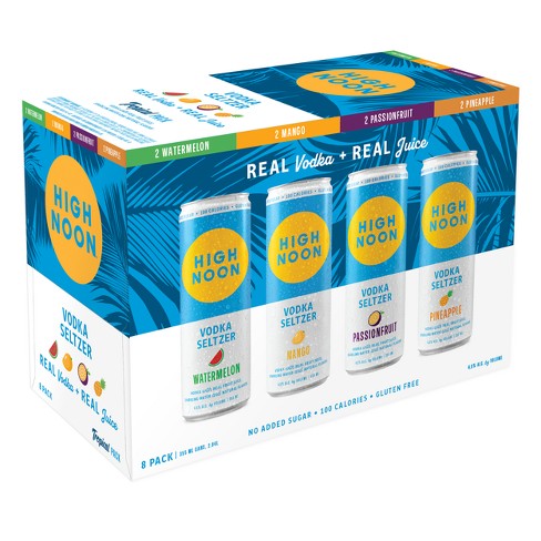High Noon Sun Sips Tropical Hard Seltzer Variety Pack - 8pk/355ml Cans ...