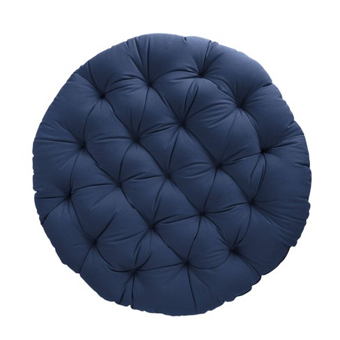 Sunbrella Indoor/outdoor Papasan Cushion Canvas Navy - Sorra Home: Uv ...