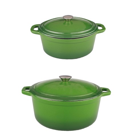 Berghoff Neo 4pc Cast Iron Cookware Set, 5qt. & 8qt. Dutch Ovens ...