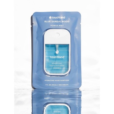 Touchland Power Mist Blue Sandalwood Hydrating Hand Sanitizer - 1 Fl Oz ...
