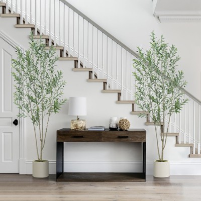7ft Artificial Tree For Home Decor 7ft Faux Black Olive Tree ...