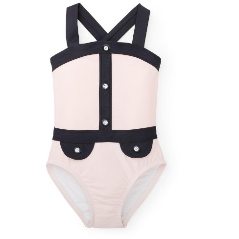 Hope & Henry Girls' Pink One Piece Swimsuit, Kids : Target