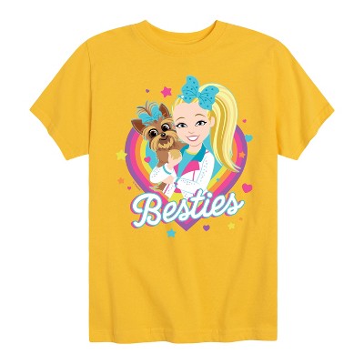 Jojo Siwa Besties Short Sleeve Graphic T-shirt - Yellow - 5t : Target