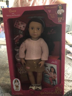 Our Generation Coco Posable 18" Baking Doll & Storybook : Target
